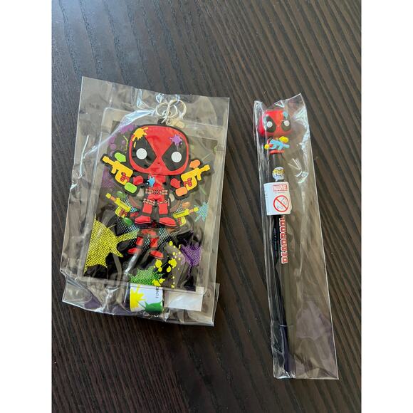 Marvel | Toys | 2 Sealed Paintball Deadpools Funko Lanyard Pen Marvel ...